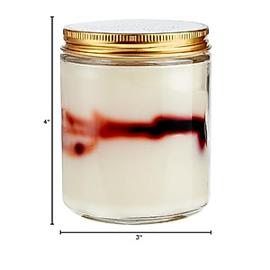 Borne Real, Vanilla Adore, Aromatherapy Scented Candles for Home, Smells Like caramelized Sugar & Vanilla, Candles of Stress Relief, 100% Natural Coconut Wax