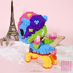 Uvini Micro Blocks Adult Building Blocks Unicorn Toy Set, Unicorn Model to Build, Best Gift for Girls, Adult Gift 897pcs