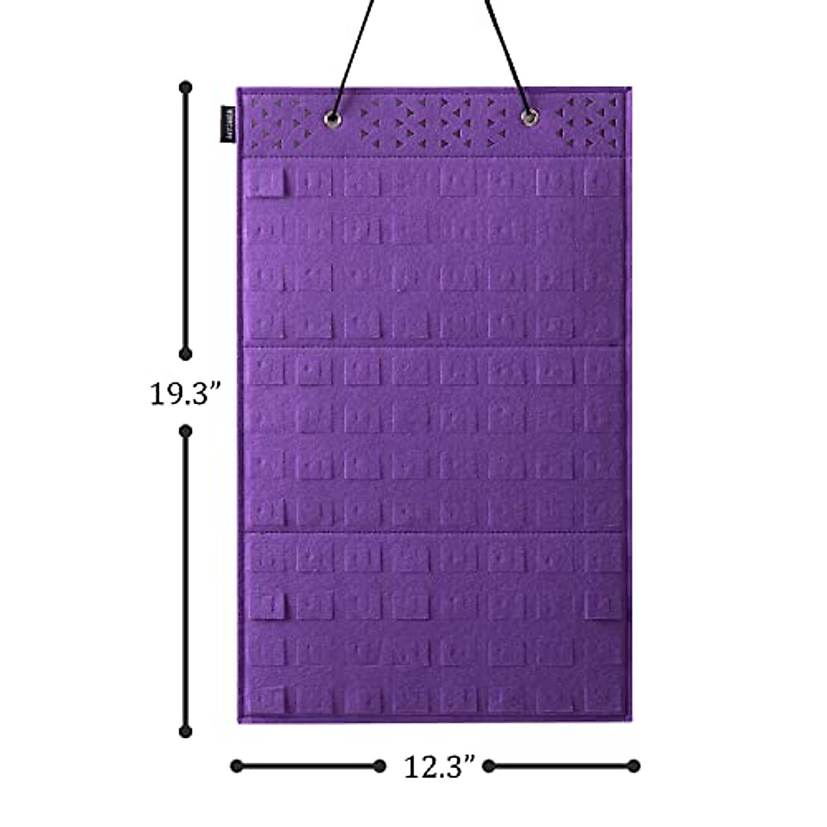 KGMcare Wall Hanging Pin Display Organizer Brooch Pin Collection Storage Holder for Home Decoration, Holds up to 96 Pins