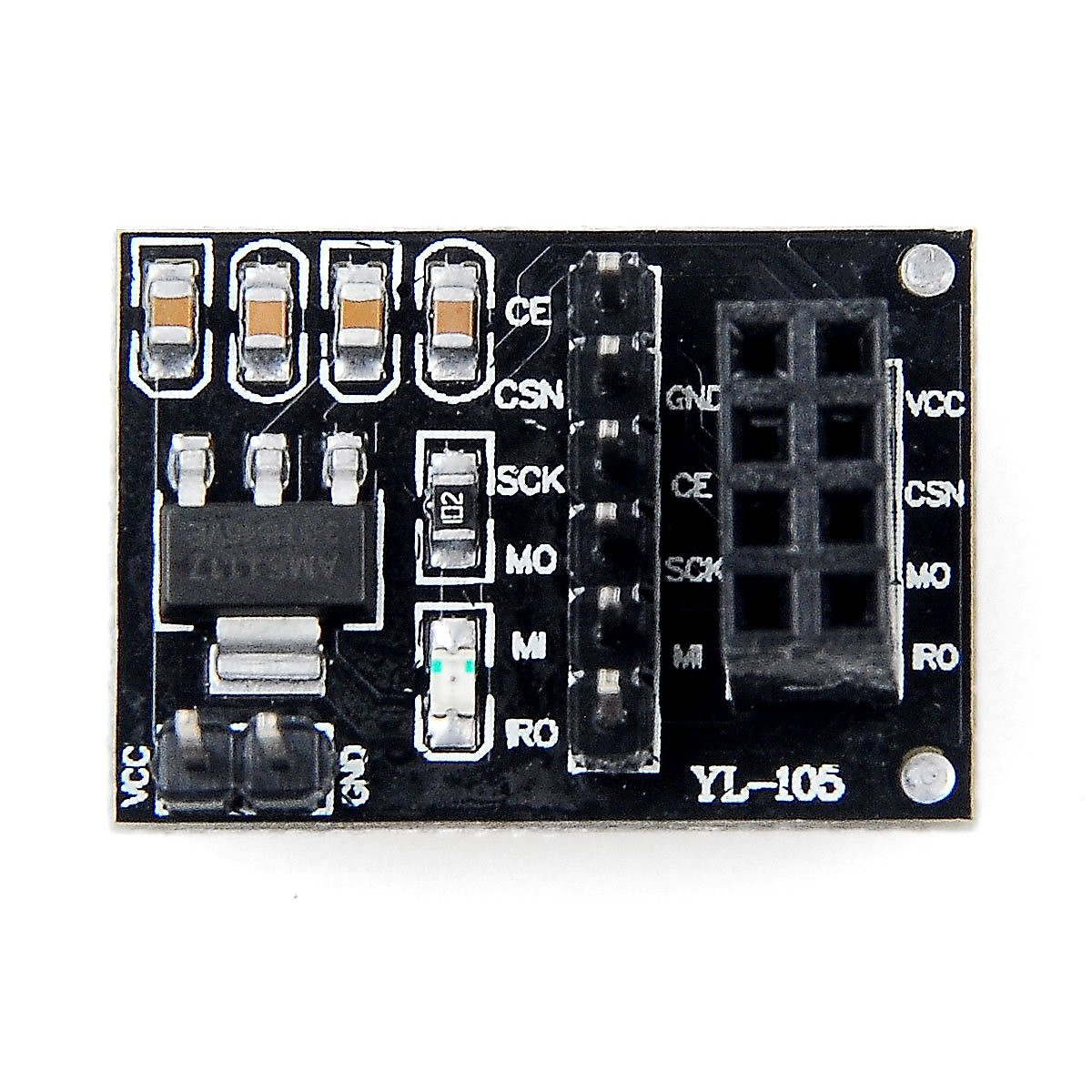 Makerfire 4pcs NRF24L01+ Breakout Adapter with on-board 3.3V Regulator for NRF24L01+ Wireless Module