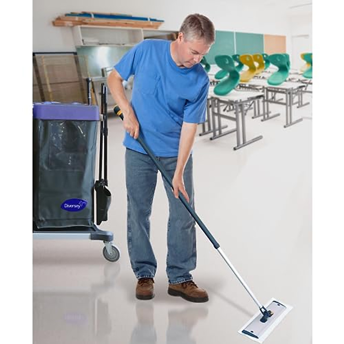 Taski D7520279 Ultra Plus Mop Frame, Commercial Heavy Duty Mop Head, 10-Inch Wide (25-cm)