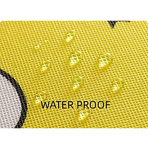 GOLDxsar Non-woven Large-Capacity Beam Drawstring Foldable Cleaning Thickened Quilt Clothing Toy Shoes Dry Cleaning Car Trunk Finishing Collection Storage Bag (Light-Blue)