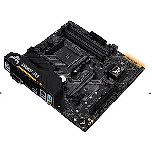 ASUS TUF B450M-Plus Gaming AMD Ryzen 2 AM4 DDR4 HDMI DVI-D M.2 mATX Motherboard