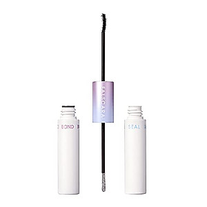 KISS Falscara DIY Lash Extension Starter Kit 10 Reusable Featherlight Eyelash Lengthening Wisps, Applicator, Bond & Seal