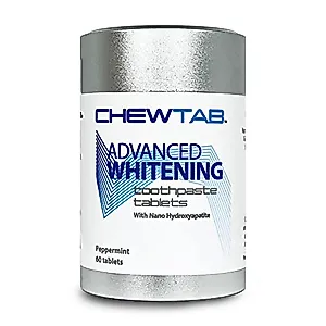 Weldental Chewtab Advanced Whitening Toothpaste Tablets with Nano Hydroxyapatite Peppermint