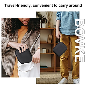 BOVKE Guitar Picks Holder Case for Fender, ChromaCast, D'Addario, JIM DUNLOP, Bolopick, MUSICAL INSTRUMENT All Size Guitar Picks, Mesh Pocket for String Winder, Bridge Pins, Black (Case Only)