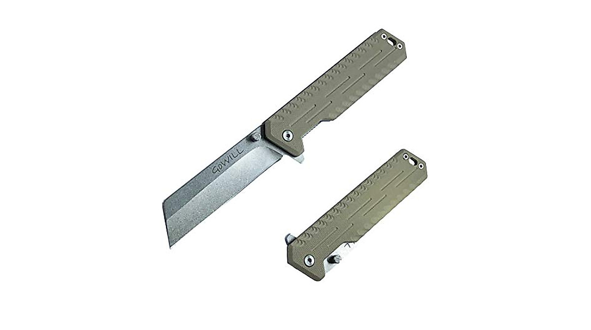 GOWILL Pocket Folding Cleaver Knife - Perfect EDC Tool
