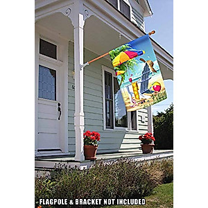 Toland Home Garden 1010402 Fun in the Sun summer Flag 28x40 Inch Double Sided summer Garden Flag for Outdoor House Beach Flag Yard Decoration
