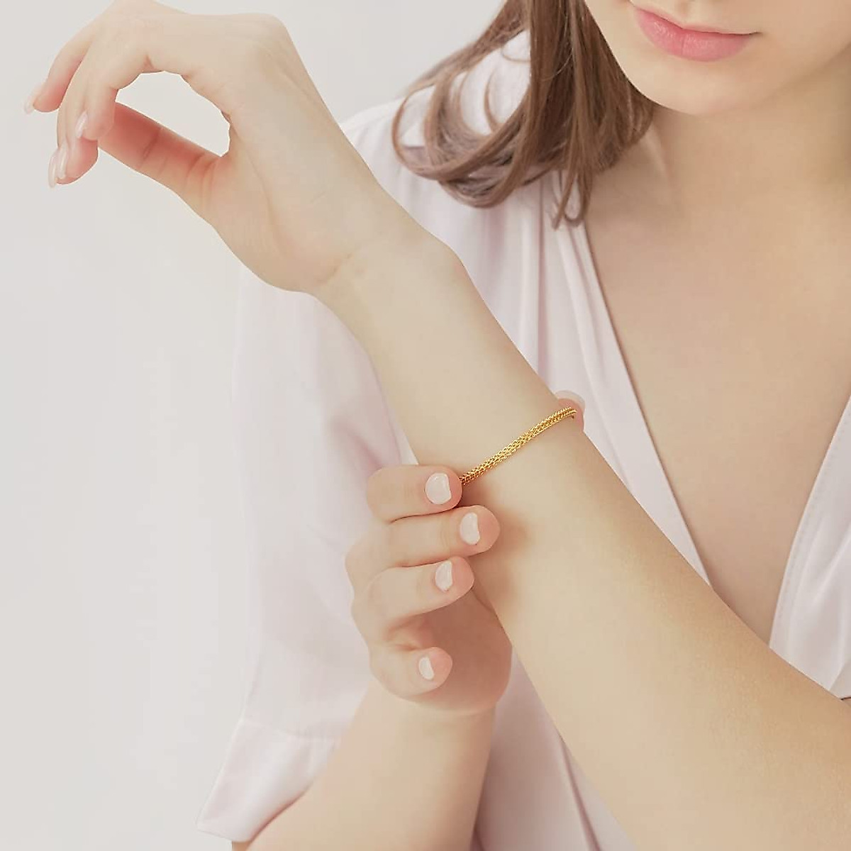 CHOW SANG SANG 999.9 24K Gold Price-by-Weight 6.55g Gold Bracelet for Women 90193B