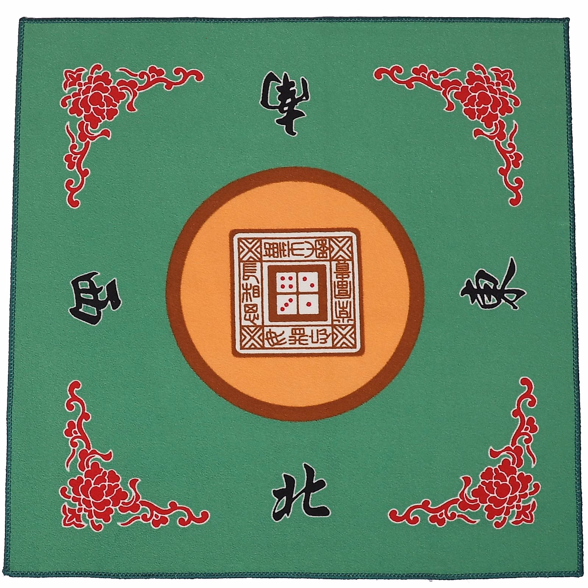 GUSTARIA American Mahjong Game Set,166 Premium White Tiles,4 All-in-One Color Rack/Pushers,100 Chips,1 Wind Indicator,Durable Black Soft Bag,Easy Carry Western Mahjongg with Mahjong Mat