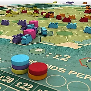 Capstone Games: Irish Gauge, Strategy Board Game, High Player Interaction, Quick 60 Minute Play Time, 3 to 5 Players, Ages 12 and Up