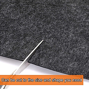 NOVWANG 78 Inch Dia Round Hot Tub Mat, Large Washable Above Ground Protector Pad Water Absorb with Waterproof Slip-proof Backing, Portable Spa Pool Accessories for 77" Dia below Outdoor Indoor Hot Tub