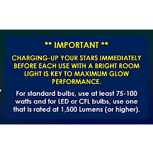 Glow in The Dark Stars for Ceiling, 500-Count, Largest Ceiling Glow Stars Assortment Includes Jumbo Sun, All 9 Planets, Bonus Moon and Entire Big Dipper Constellation Plus More! Stocking Stuffers