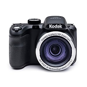 Kodak PIXPRO Astro Zoom AZ361 16 MP Digital Camera with 36X Opitcal Zoom and 3" LCD Screen (Black)