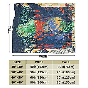 Cartoon of oz Throw Blanket 60"X50" Ultra-Soft Anti-Pilling Flannel for Living,Couch,Chair,Sofa,Room Or Bed to Be Gift