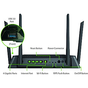 D-Link AC1900 High-Power MU-MIMO Wi-Fi Router - Dual Band Gigabit Gaming Wireless High Speed DIR-1935 (Renewed)