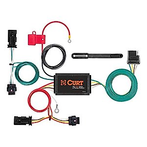 CURT 56354 Vehicle-Side Custom 4-Pin Trailer Wiring Harness, Fits Select Chevrolet Cruze, Black