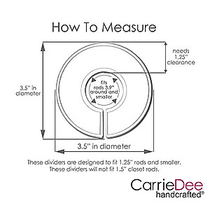 CarrieDee Handcrafted Nursery Closet Size Dividers, Baby Clothes Organizers, Patriotic Stars & Stripes, American Flag - Set of 11