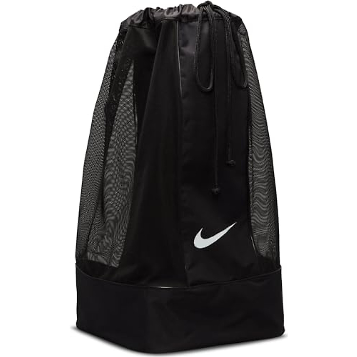 NIKE Club Team Swoosh Soccer Ball Bag - Black/Black/White, 86 x 47 x 47 cm, 164 l