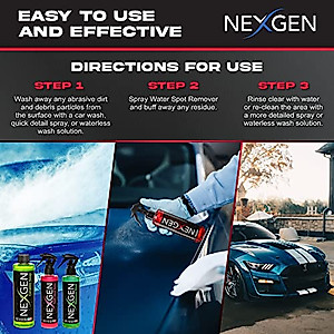 Nexgen Water Spot Remover — Hard Water Stain Remover — Remove Water Spots from Paint, Glass, and Metal - 8 oz