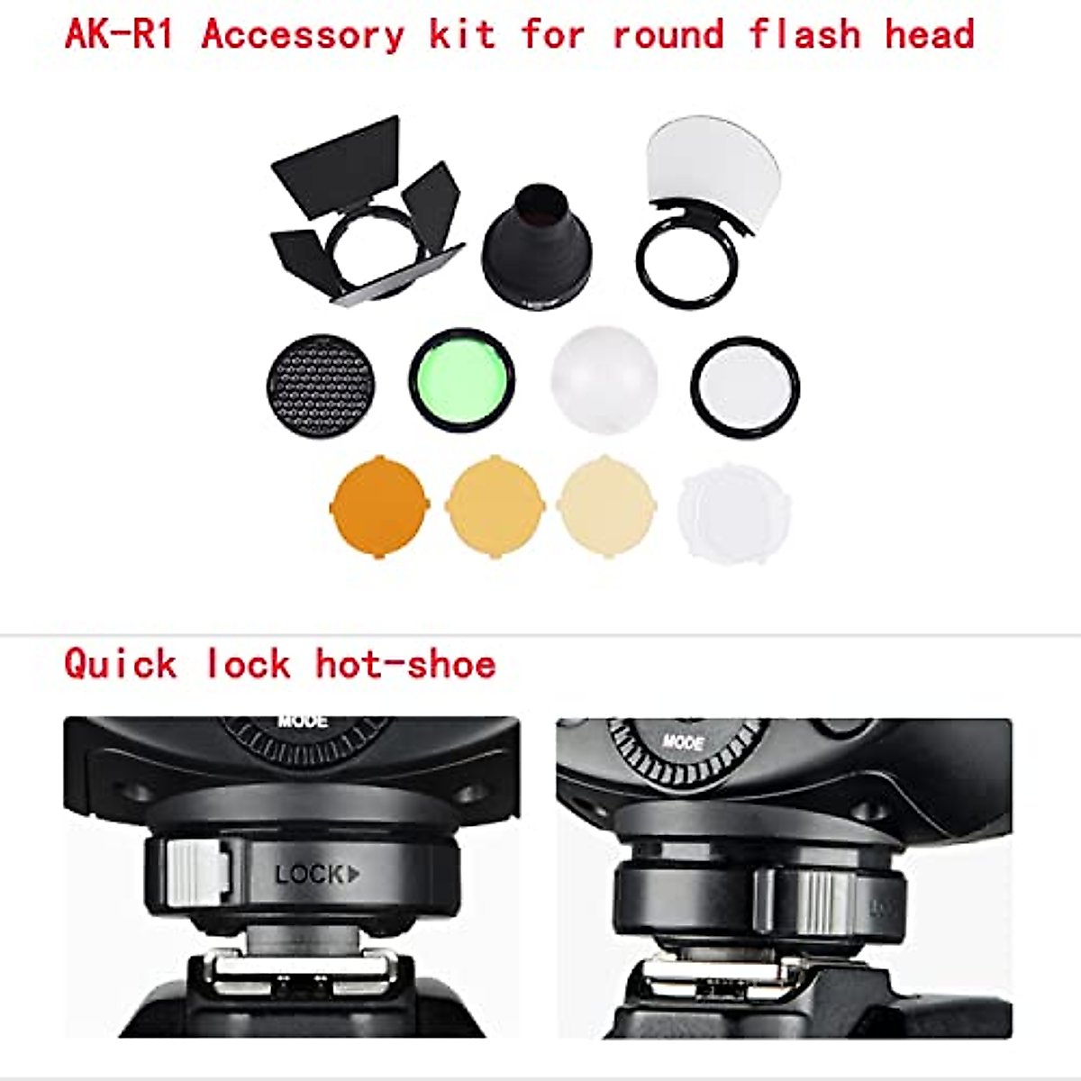Godox V1 V1-S V1S Round Head Camera Flash for Sony Flash Speedlight Speedlite Light,76Ws 2.4G TTL1/8000 HSS,480 Full Power Shots,1.5s Recycle Time,2600mAh Li-ion Battery,10 Levels LED Modeling Lamp