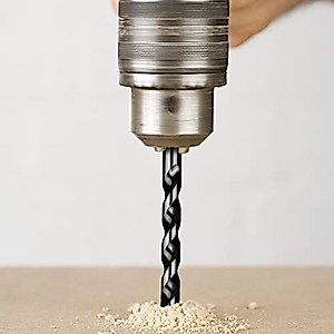 UBESTHS Masonry Drill Bits Set 10PCS, Concrete Drill Bit Set with Tungsten Carbide Tip for Glass,Tile, Brick, Cement, Concrete, Plastic, Cinder Block, Wood etc