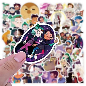 The Owl House Merch 50 Packs Stickers for Adults，Diseny Aesthetic Vinyl Movie Colorful Waterproof Decals for Water Bottle，Laptop，Computer，Phone Case，Car，Guitar，Bumper，PS5，Skateboard，Gifts for Kids
