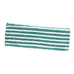Libman Commercial 119 Microfiber Wet/Dry Floor Mop Refill Pad, Microfiber, 18" Wide, Green and White