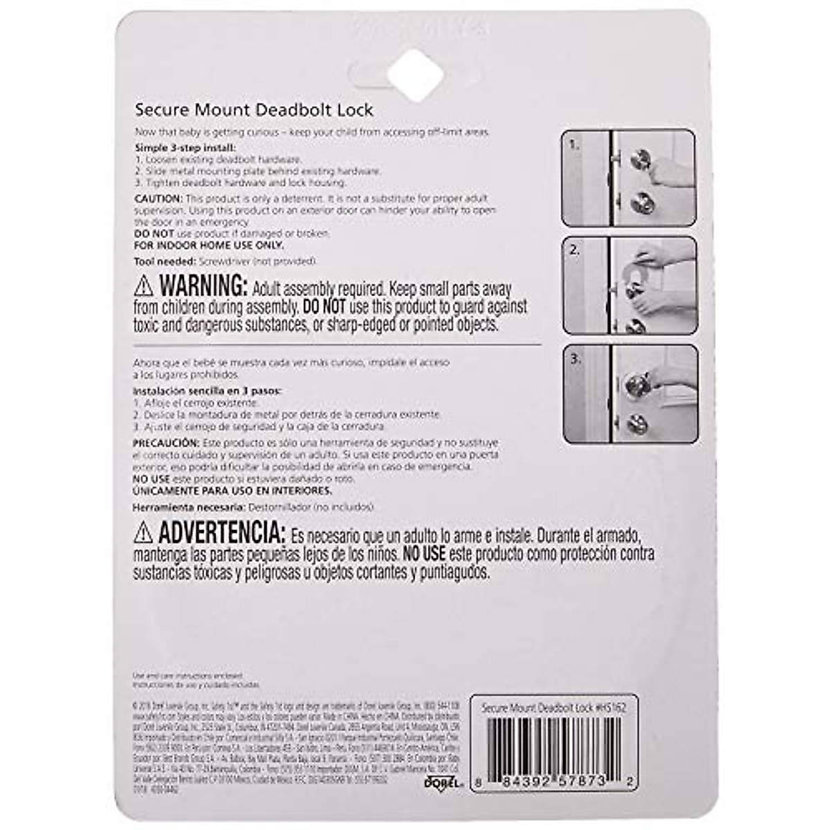 Safety 1st Secure Mount Deadbolt Lock