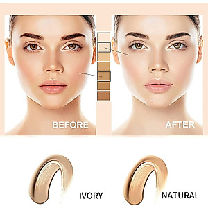 MIXAROLA Perebella Cc Cream Skin Tone Adjusting CC Cream SPF 50 - CC Cream Self Adjusting for Mature Skin,Cosmetics CC Cream,Colour Correcting Self Adjusting for Mature Skin (Natural-1pcs)