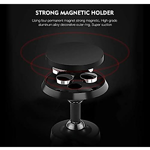 NorthCoastTrendy Gym Dual Magnetic Mount and Phone Holder. N50 Magnet- Top Magnetic Hold for Any Metal Surface. Videos and Pictures.