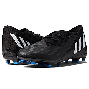 adidas Big Kid Predator Edge.3 Firm Ground Core Black/White/Vivid Red 4