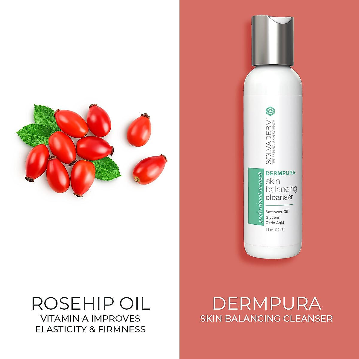 Solvaderm Dermpura Foaming Skin Balancing Cleanser Washes Away Impurities, Repairs Damage and Soothes Irritation with an Infusion Of Natural Botanicals