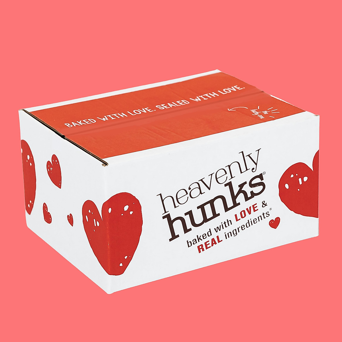 Heavenly Hunks Variety Gift Box - Oatmeal Chocolate Chip, Peanut Butter Chocolate, Cranberry White Chip & Oatmeal White Chip Cookies 4-Pack