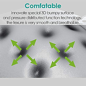 ELECOM Mouse Pad with Wrist Rest"Comfy" Stable Control/Ergonomic Design/Reduce Wrist Fatigue/Memory Foam Black MP-095BK