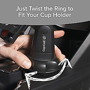 BulbHead Official As Seen On TV Cup Call Cup Holder Phone Mount for Car Adjustable Cell Phone Holder Fits Any Phone in Any Cup Holder - Rotates 360°, Tilts & Moves Left or Right