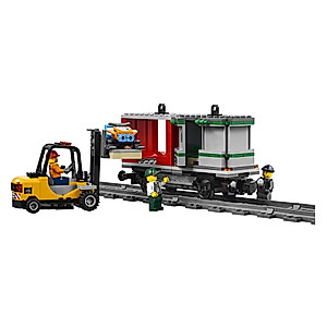 LEGO City Cargo Train 60198 Exclusive Remote Control Train Building Set with Tracks for Kids, Top Present for Boys and Girls (1226 Pieces)