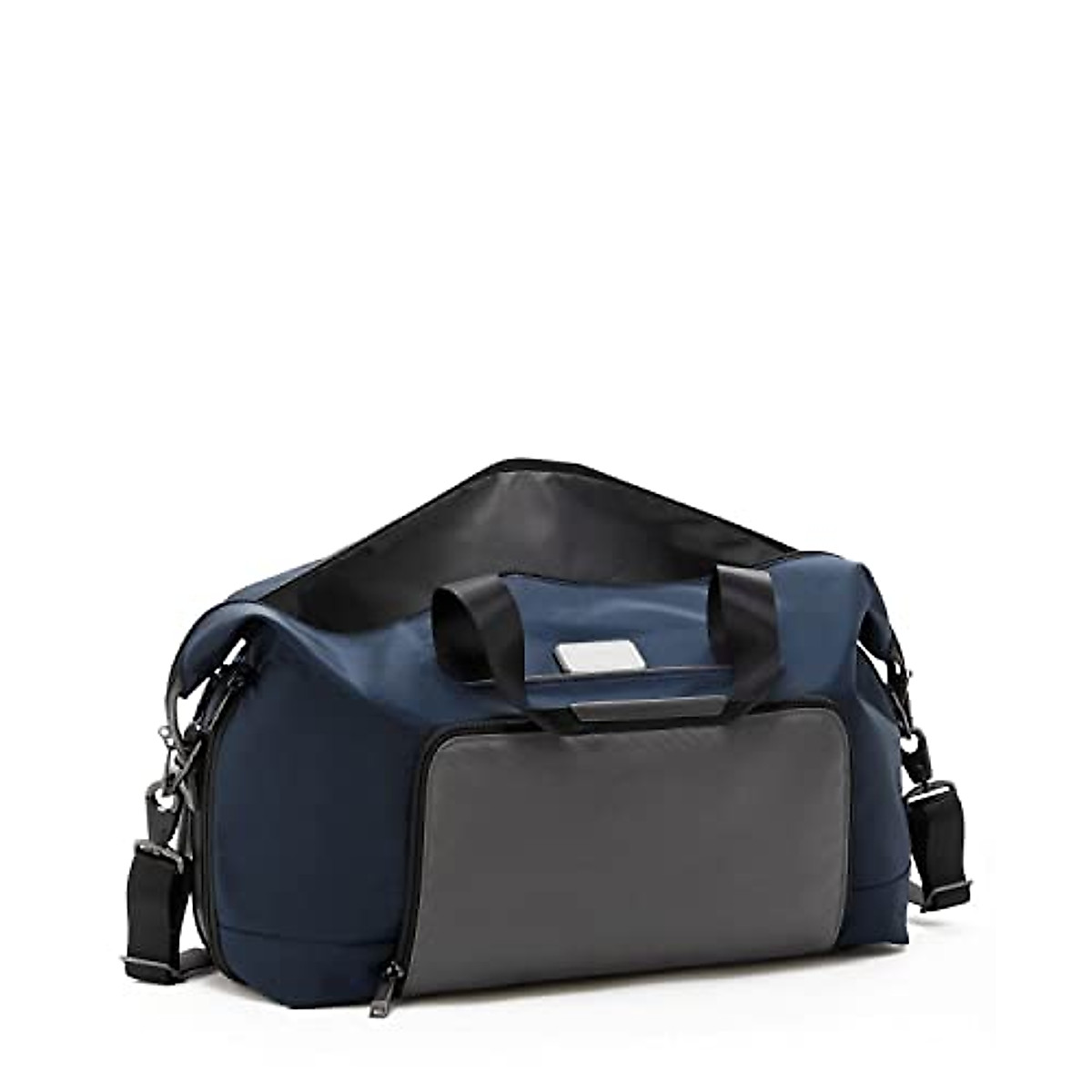TUMI - Alpha Double Expansion Satchel - Navy/Grey