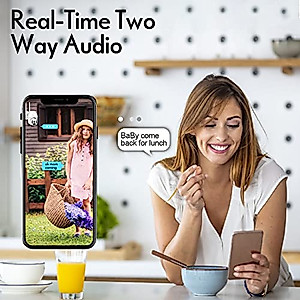 Aottom Security Camera Outdoor 2MP - 360°View Wireless WiFi Home Surveillance Camera with Pan/Tilt/Motion Dection Activity Alert/Night Vision / 2-Way Audio/Waterproof/APP/Support 128G SD Card