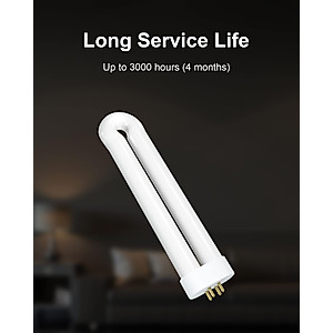 Bug Zapper Replacement Light Bulb for 15 Watt Insect Attracting Lamp, 7.5-inch FUL 15W-BL U-Shaped Bulb for BB-15wht BZ-15, BF35 BK-15D, JY-02, K15, X3, T6, T8, T9, B1515 UV15, FP15, TZ15 Bug Zapper