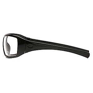 Pyramex Safety-SB5610D Goliath Safety Eyewear, Black Frame, Clear Lens