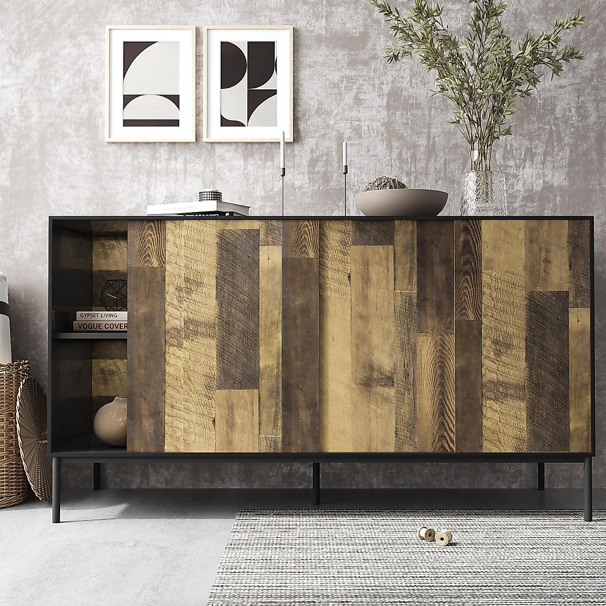 VEELIKE Wood Contact Paper Peel and Stick Countertops for Kitchen Butcher Block Countertop Contact Paper Waterproof Wood Wallpaper 15.7''x118'' Self Adhesive Wood Grain Vinyl Wrap for Wall Table Floor