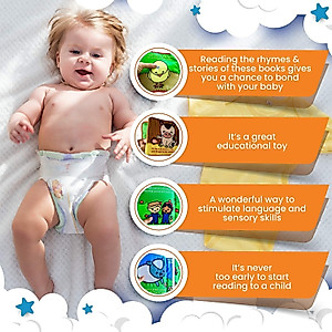 ToBe ReadyForLife Stimulating Baby Books 0-6 Months and 6-12 Months Infants - Crinkle Books for Babies - Toys Gift for 1 Year Old - Soft Cloth Farm Animals Books for Baby