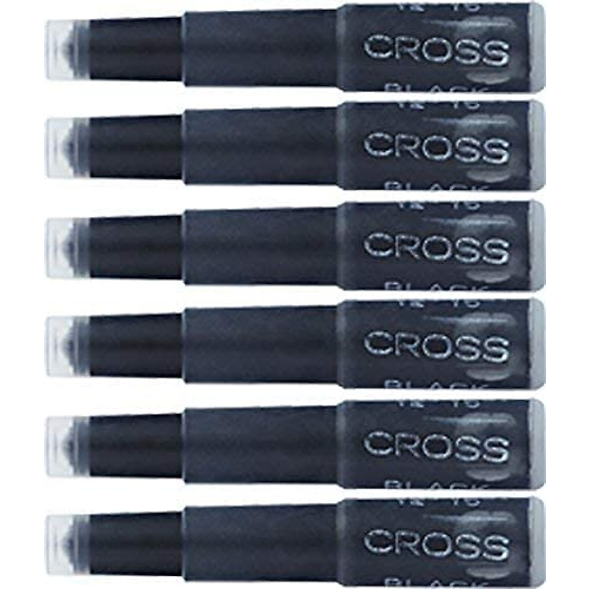 Cross Fountain Pen Ink Cartridge - Black (six per card)