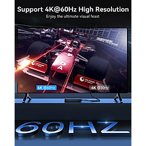 HDMI Switch 4K@60Hz, Vilcome 4K HDMI Splitter 3 in 1 Out, 3 Port Hdmi Switcher Box Supports UHD 3D HDR, Multi Port HDMI Hub Selector for Xbox PS3 4 5 TV Gaming Roku HDTV Fire Stick