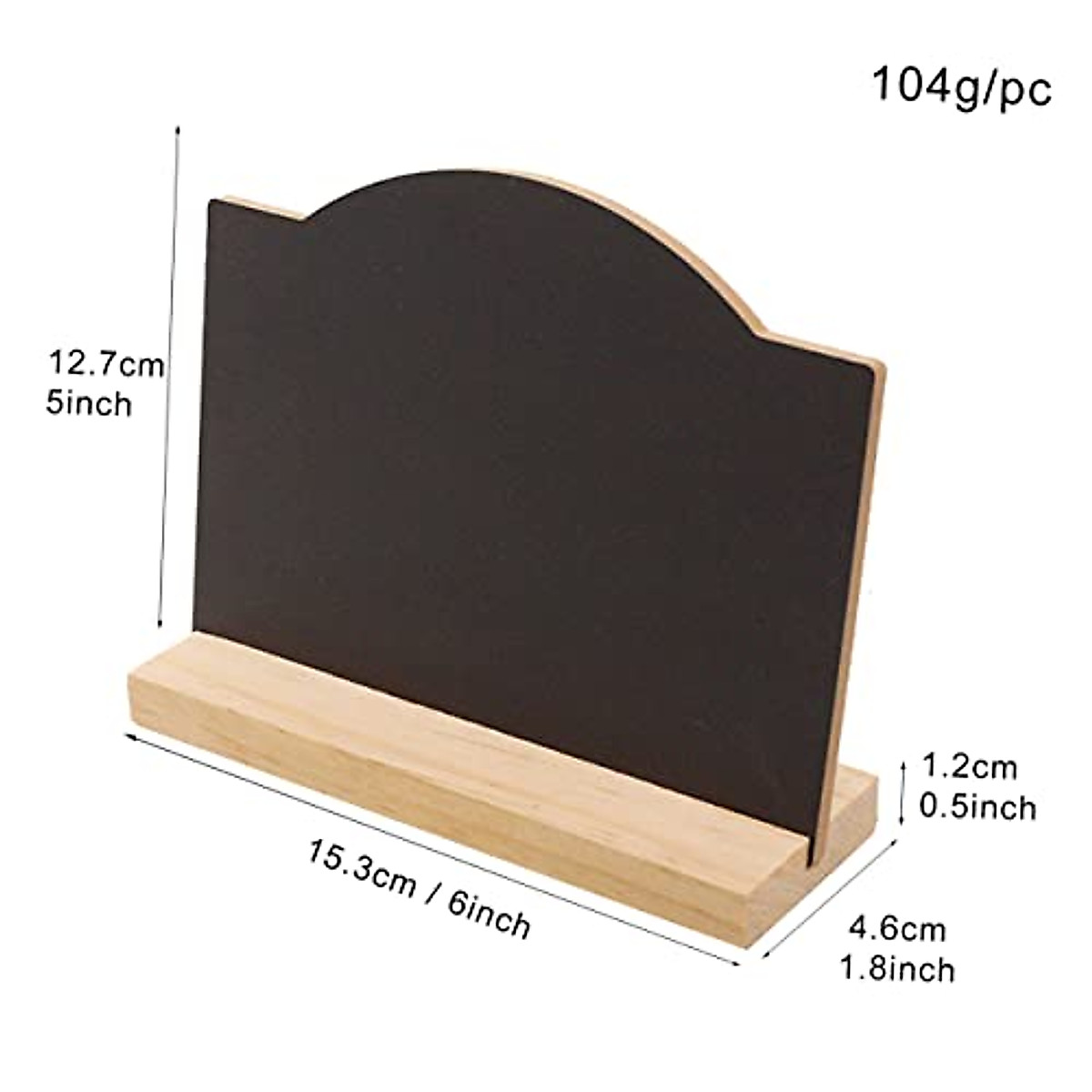 COHEALI Chalkboard Wedding Sign Framed Wedding Blackboard Sign Wedding Table Decorations Arch Blackboard Wooden Message Board The Sign Decorate Household Ornaments Wedding Decor