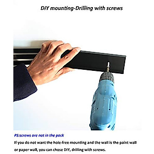 SAVEFORHO Swivel Towel Bar, Wall Mounted Towel Rack for Bathroom with 3 Arms 180°Rotation Black Towel Holder for Hanging Organizing Bath Towels