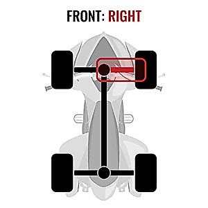 Sixity XTA Front Right Axle compatible with Yamaha YXE85 Wolverine X2 R-Spec XT-R YXF85 X4 SE 2018-2021