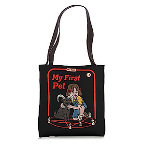 My First Pet Vintage Horror Goth Occult Childgame Tote Bag