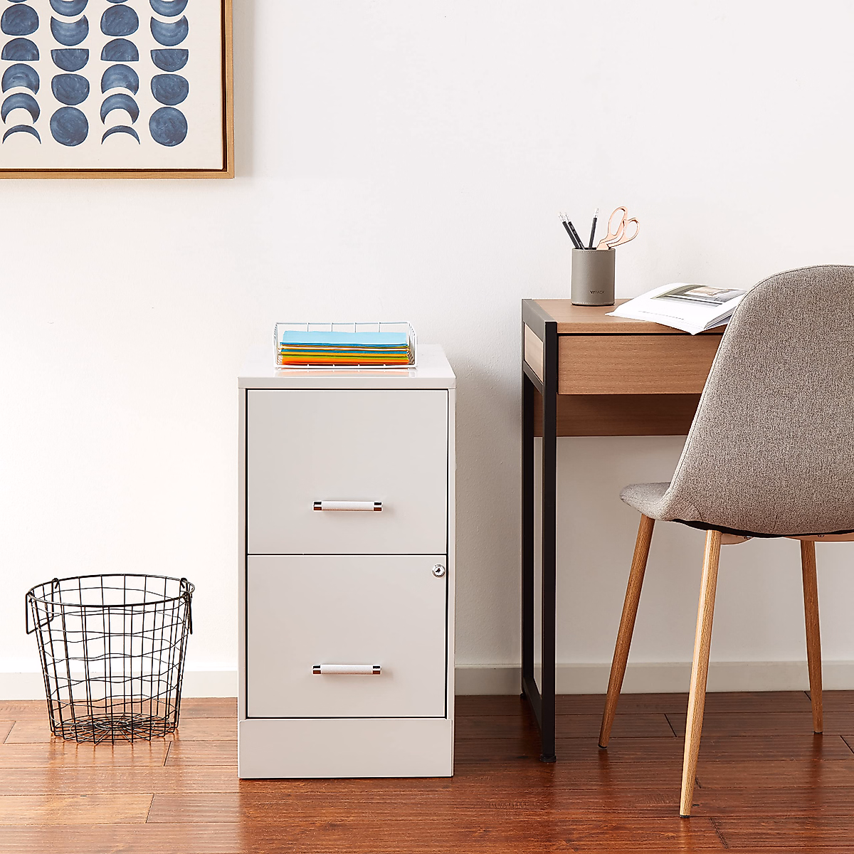 Lorell SOHO 22" 2-Drawer File Cabinet